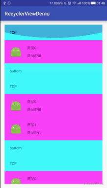 Android RecyclerView nesting RecyclerView sliding stuck - Moment For Technology