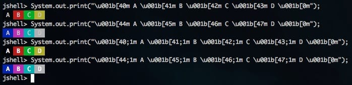 通过Ansi Escape Codes酷炫玩转命令行！Ansi Escape Codes的一些高级应用。 JDK9中Js - 掘金