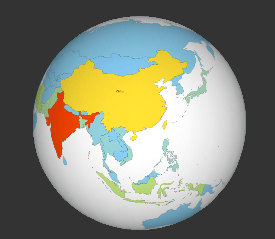 ECharts + three.js 一百行代码写出可交互的三维地球用 ECharts 来画地图，用 three.js - 掘金