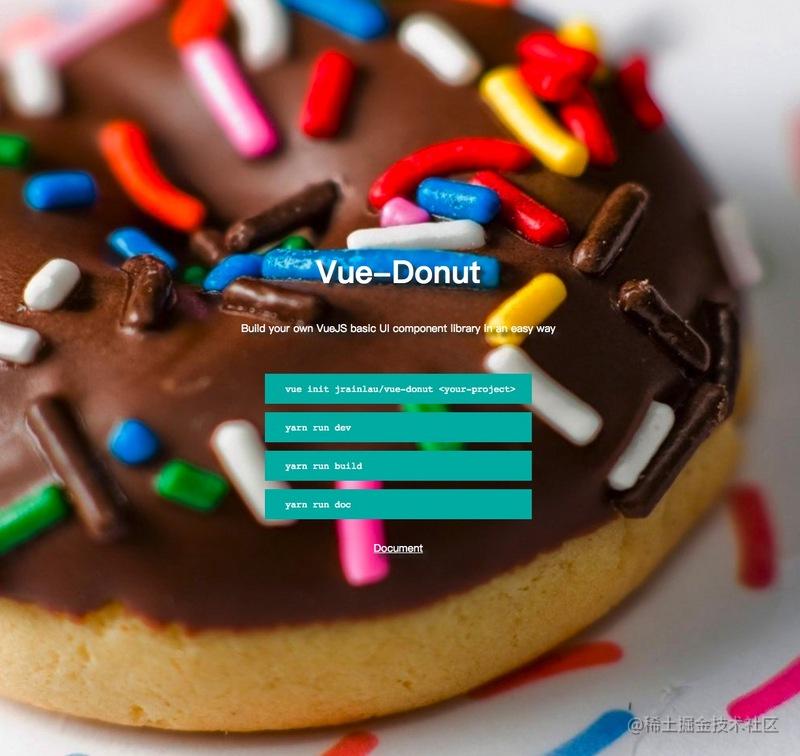 Vue-donut - a development framework dedicated to building Vue's UI ...