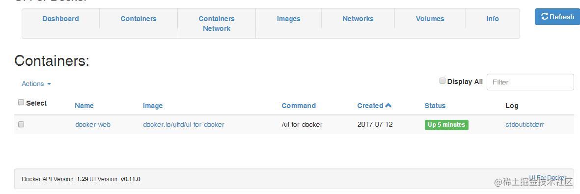 Docker的web端管理平台对比（DockerUI 、Shipyard、Portainer、Daocloud） - 掘金