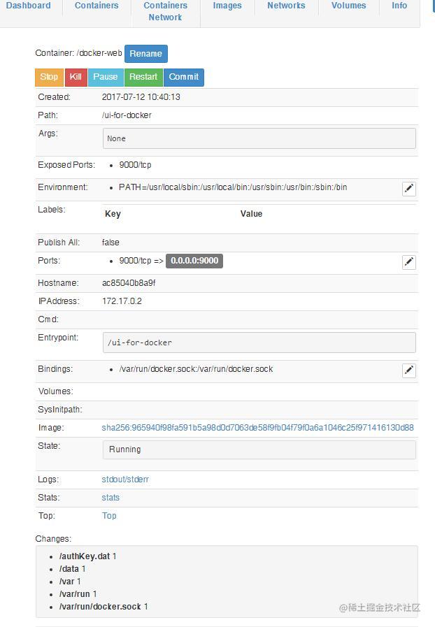Docker的web端管理平台对比（DockerUI 、Shipyard、Portainer、Daocloud） - 掘金