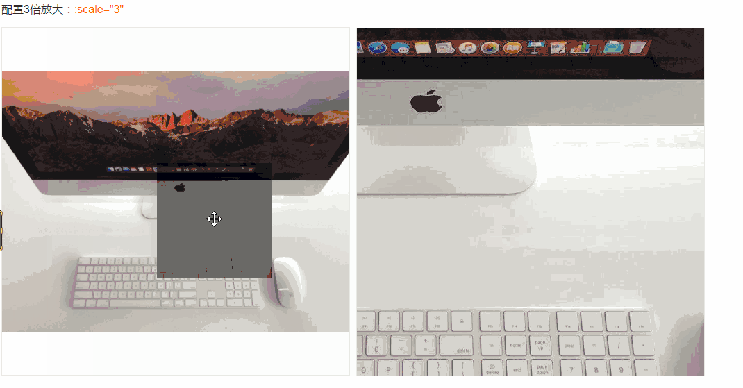 vue-piczoom：基于vue2.x的电商图片放大镜插件最近在撸一个电商网站，有一个需求是要像淘宝商品详情页那样，鼠 - 掘金