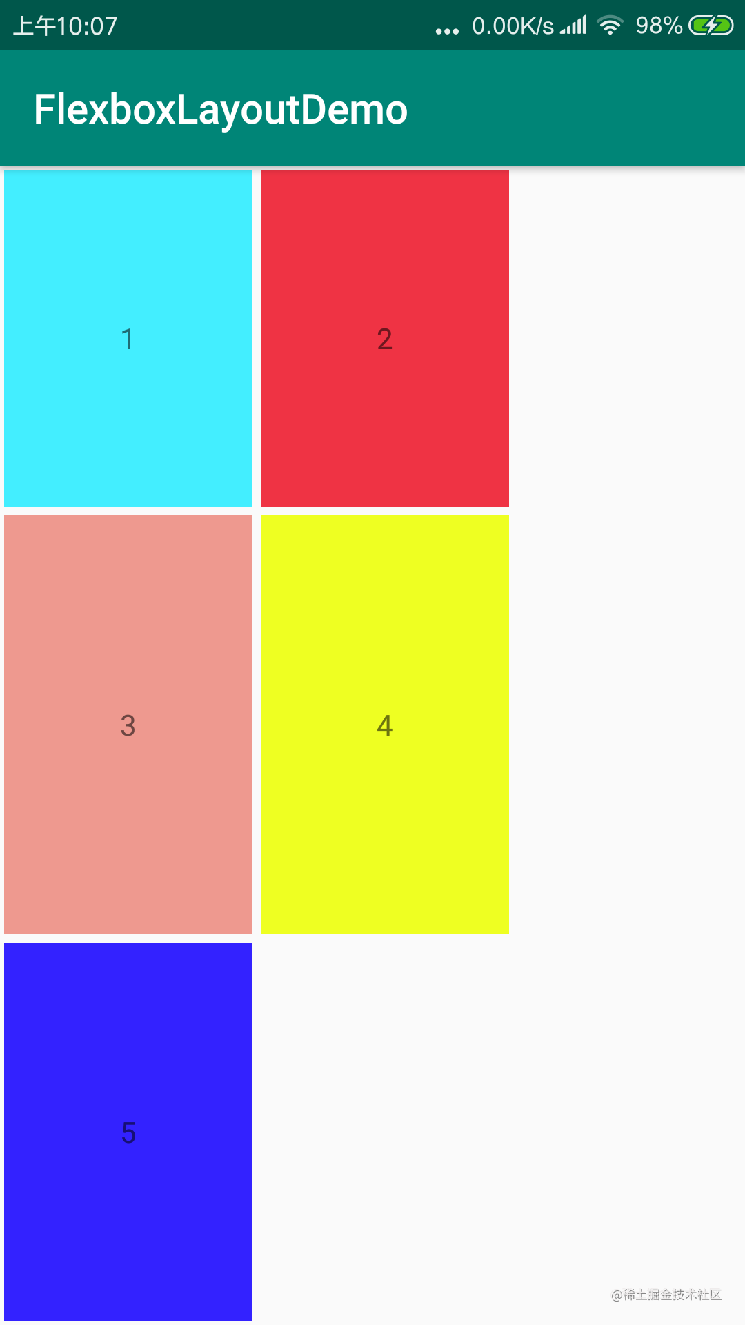 Android FlexboxLayout 布局详解 - 掘金