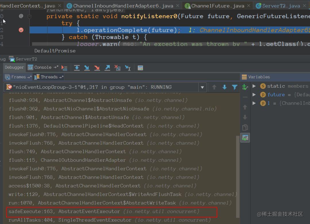 原来Netty的writeAndFlush.addListener这样用才是异步。 - 掘金