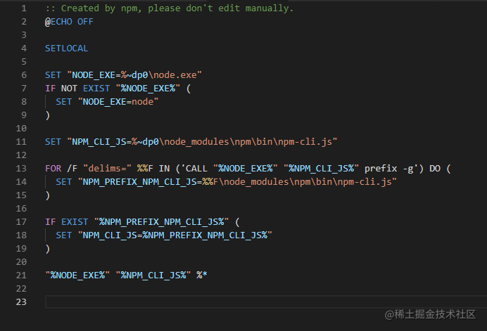 windows系统下npm升级的正确姿势以及原理 - 掘金