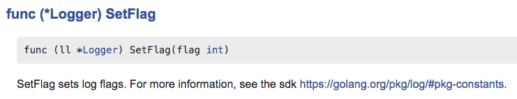 godoc 介绍以及 Golang 注释规范golang 官方有有文档自动生成网站，地址是 godoc.org，比如：l - 掘金