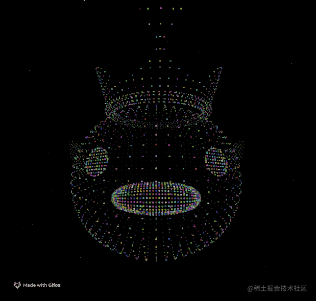 threejs+tweenjs实现3D粒子模型切换 - 掘金