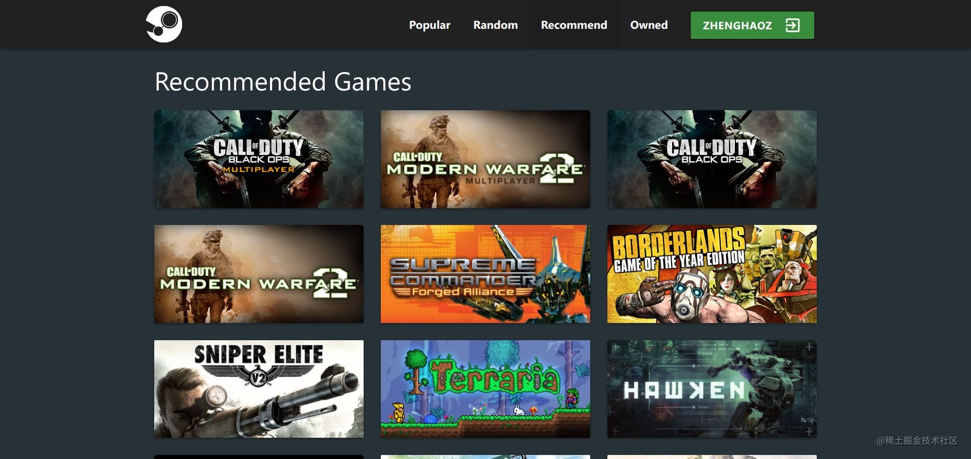 Use Flask to quickly build a Steam game recommendation system - Moment ...