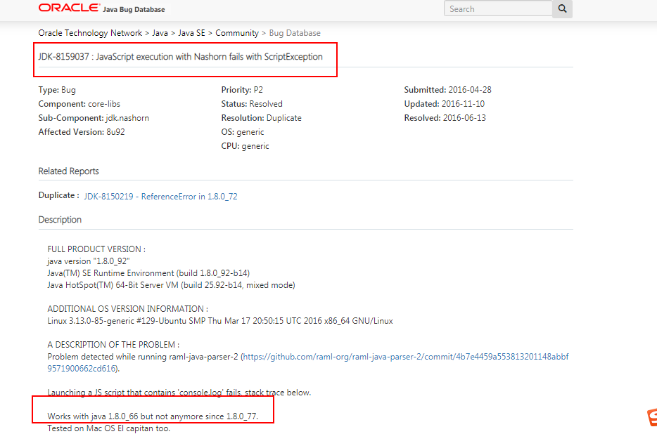 优化Nashorn引擎调用性能，解决部分JDK版本的ScriptException：ReferenceError - 掘金