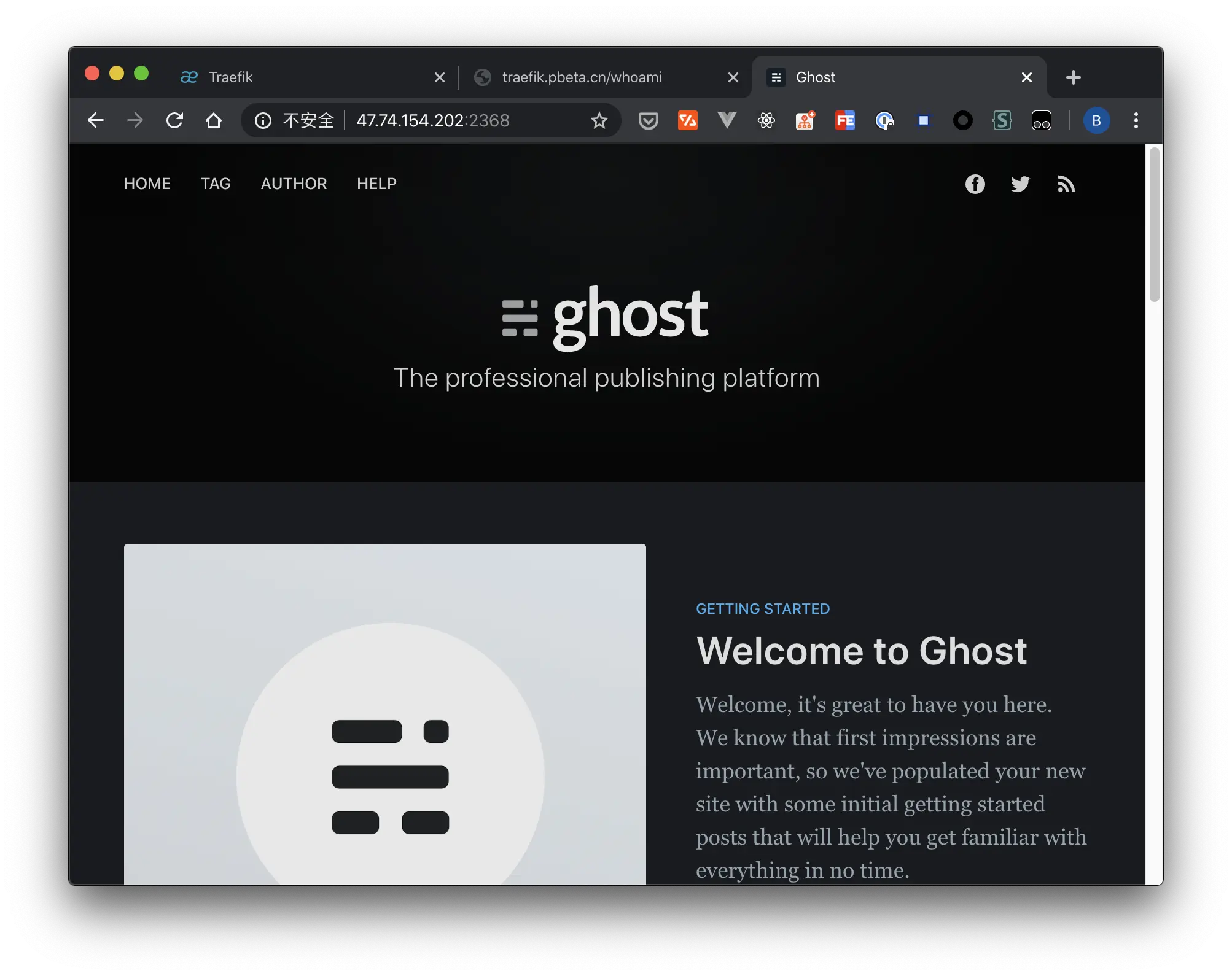 更好的反向代理工具 Traefik 配置入门——Docker 篇本人 Ghost 博客以及自建私有云 Nextcloud - 掘金