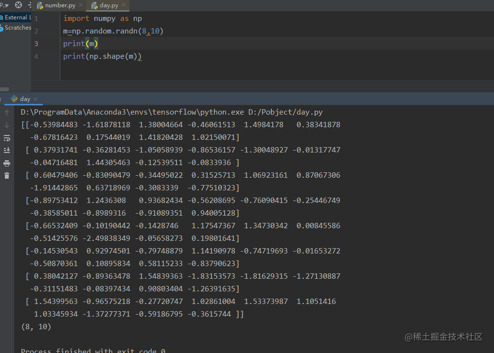Python编程之np Random Randn 函数用法 掘金