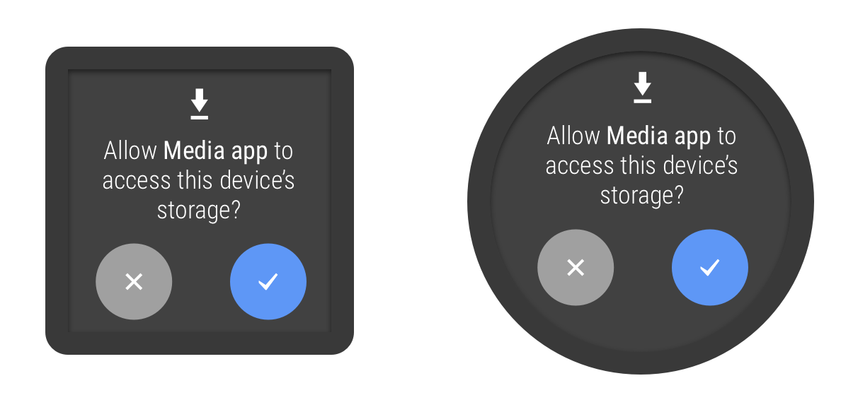 Android Wear OS 手表应用开发 - UI智能手表相对手机来说，由于使用场景不同，且屏幕较小，所以应用的设计 - 掘金