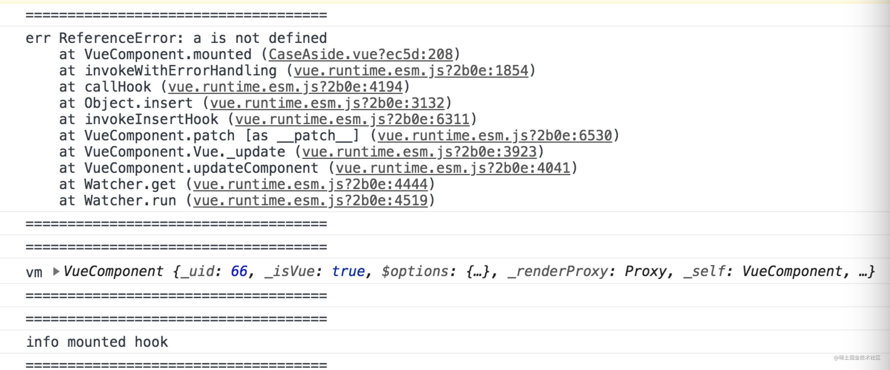 浅出Vue 错误处理机制errorCaptured、errorHandler - 掘金