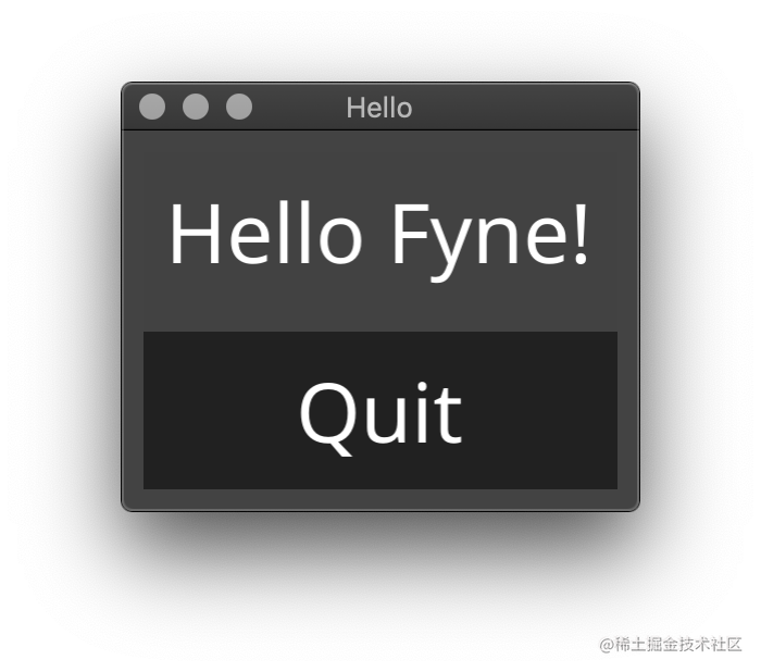 fyne - 使用 Go 开发跨平台 GUI - 掘金