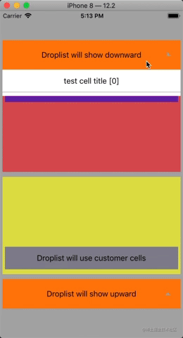 An easy to use chain droplist - Moment For Technology