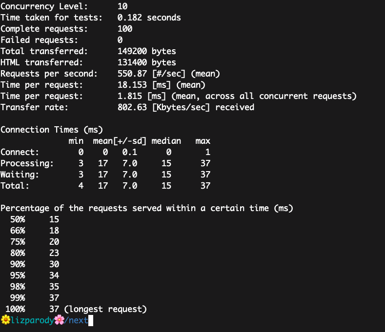 如何选择正确的Node-SSR框架：Next, Nuxt, Nest?1、使用Apache Bench测试吞吐量。 这是 - 掘金