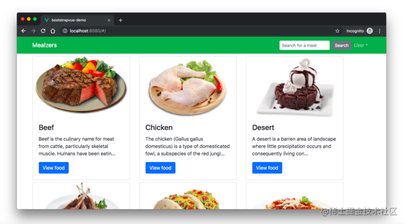 快速上手BootstrapVue - 掘金