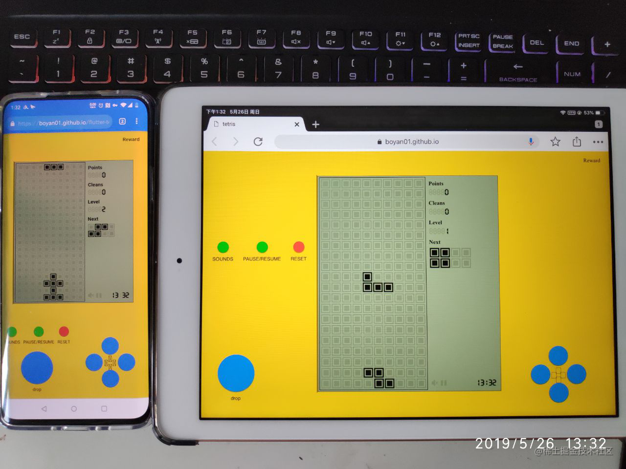Flutter Web Combat - Tetris - Moment For Technology