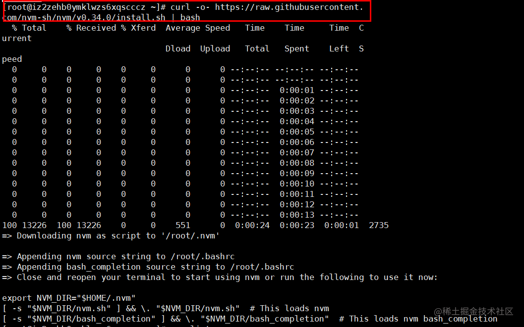 linux下安装nvm进行node的版本的快速切换 - 掘金