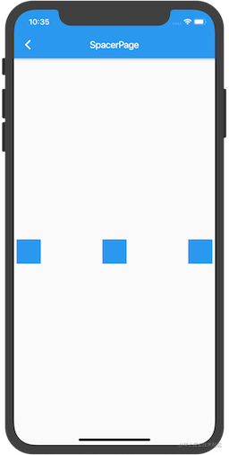 Flutter Spacer 灵活配置你的Row/Column