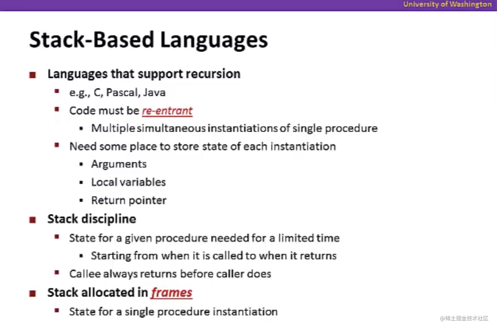 The origins and relationships of virtual machine stacks and stack ...