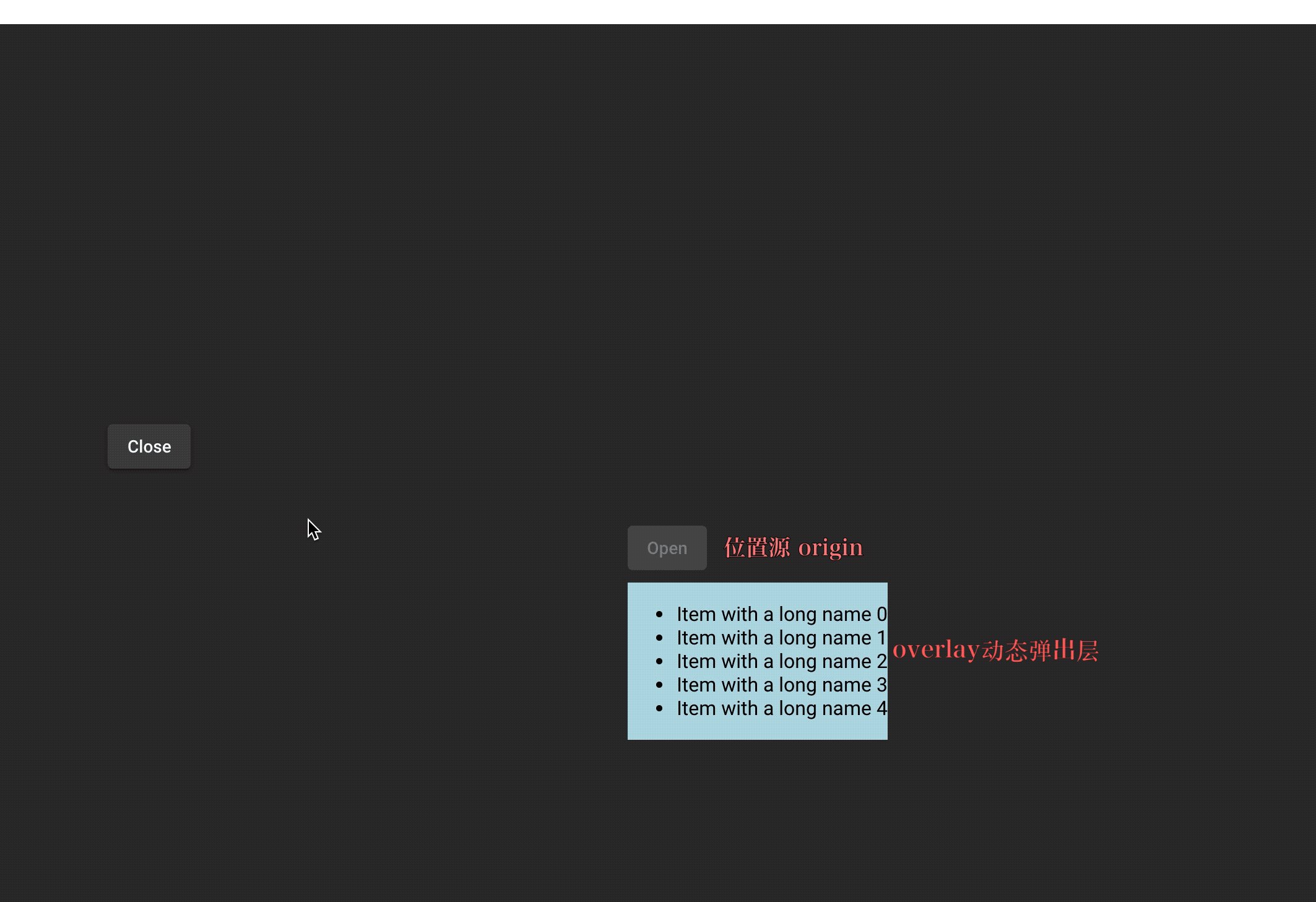 Angular CDK Overlay pop-up Overlay - Moment For Technology