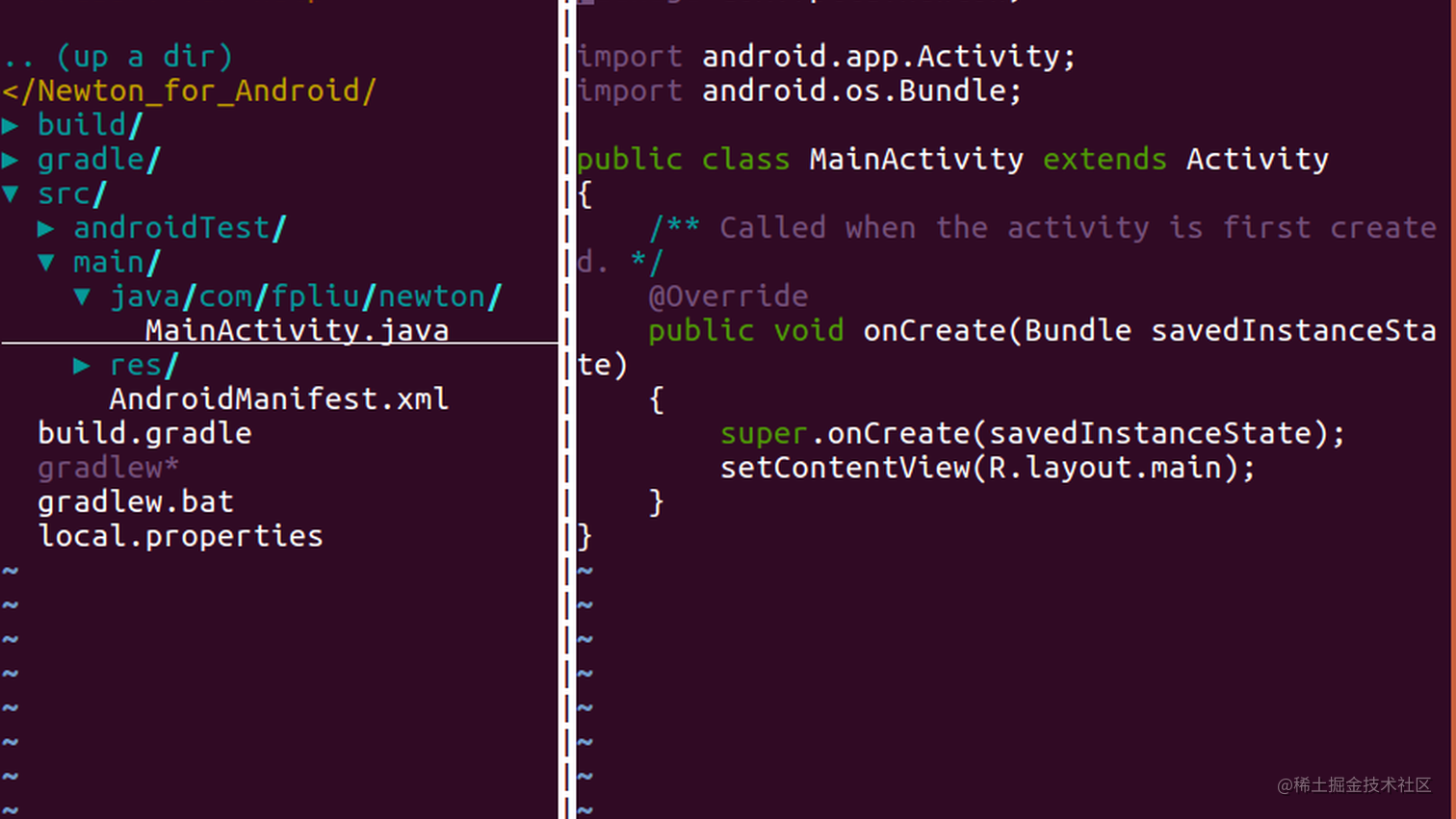vim插件 NERDTree安装使用 - 掘金