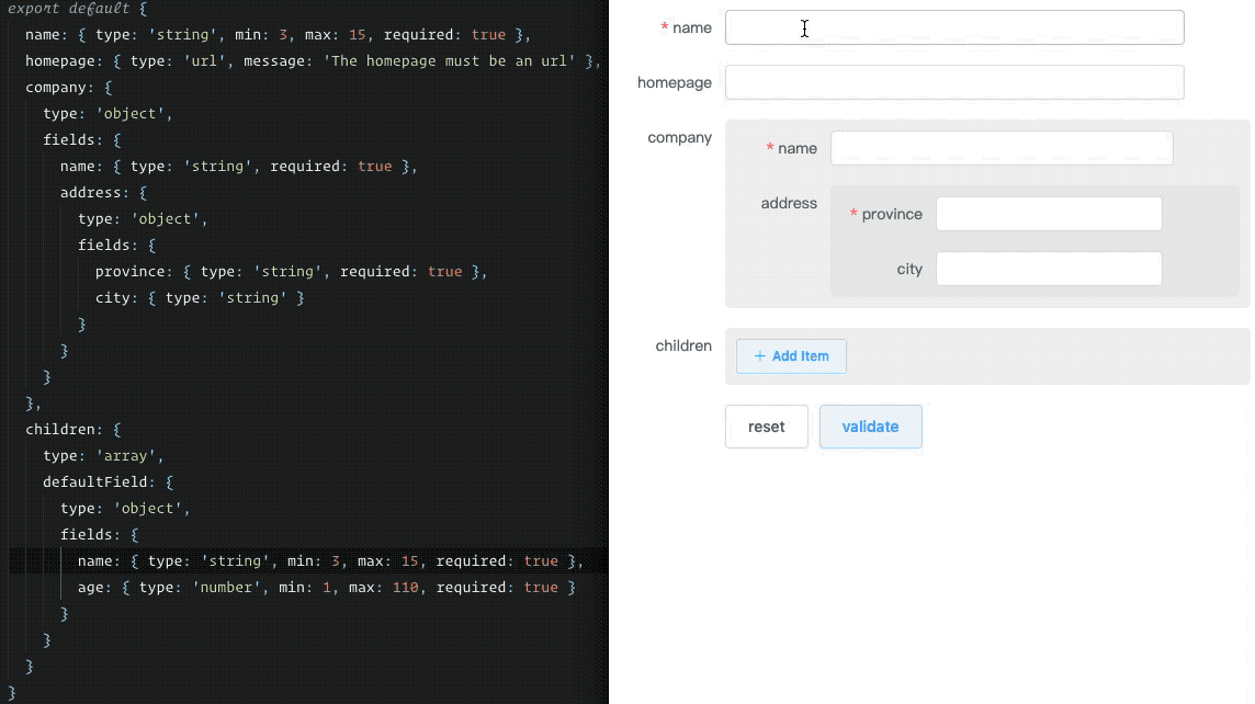 Vue-dynamic-form-component, Vue dynamic multilevel form component that ...