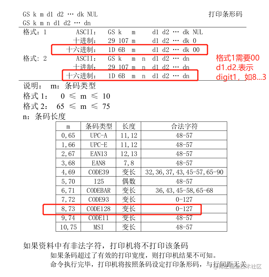 从ASCII到POS、ESC打印指令详解 - 掘金
