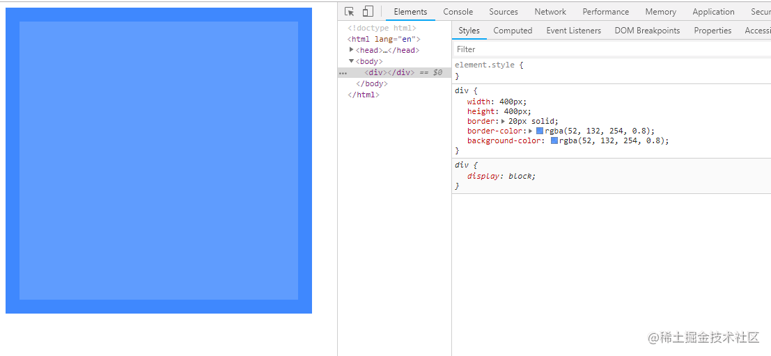 Rgba case: border-color and background-color color overlay problem ...