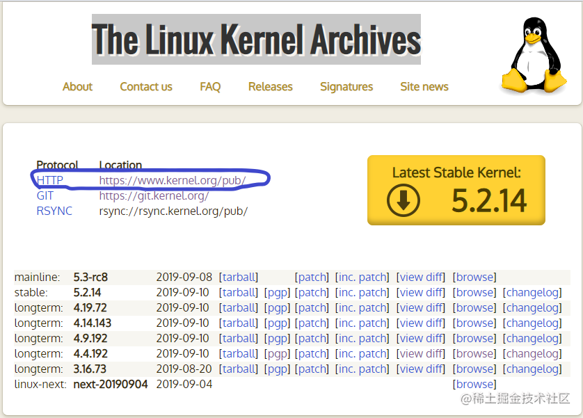 如何下载Linux Kernel历史版本 - 掘金