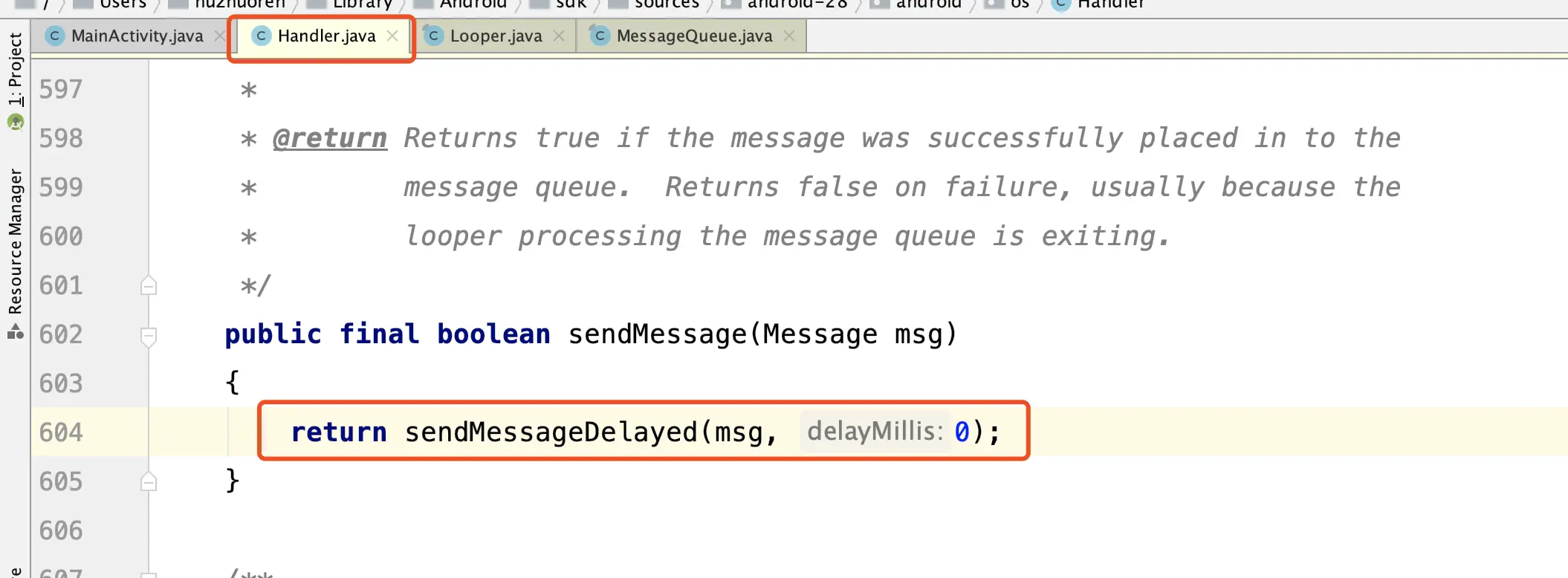 android Handler机制解析——sendMessage和handleMessageHandler是androi - 掘金