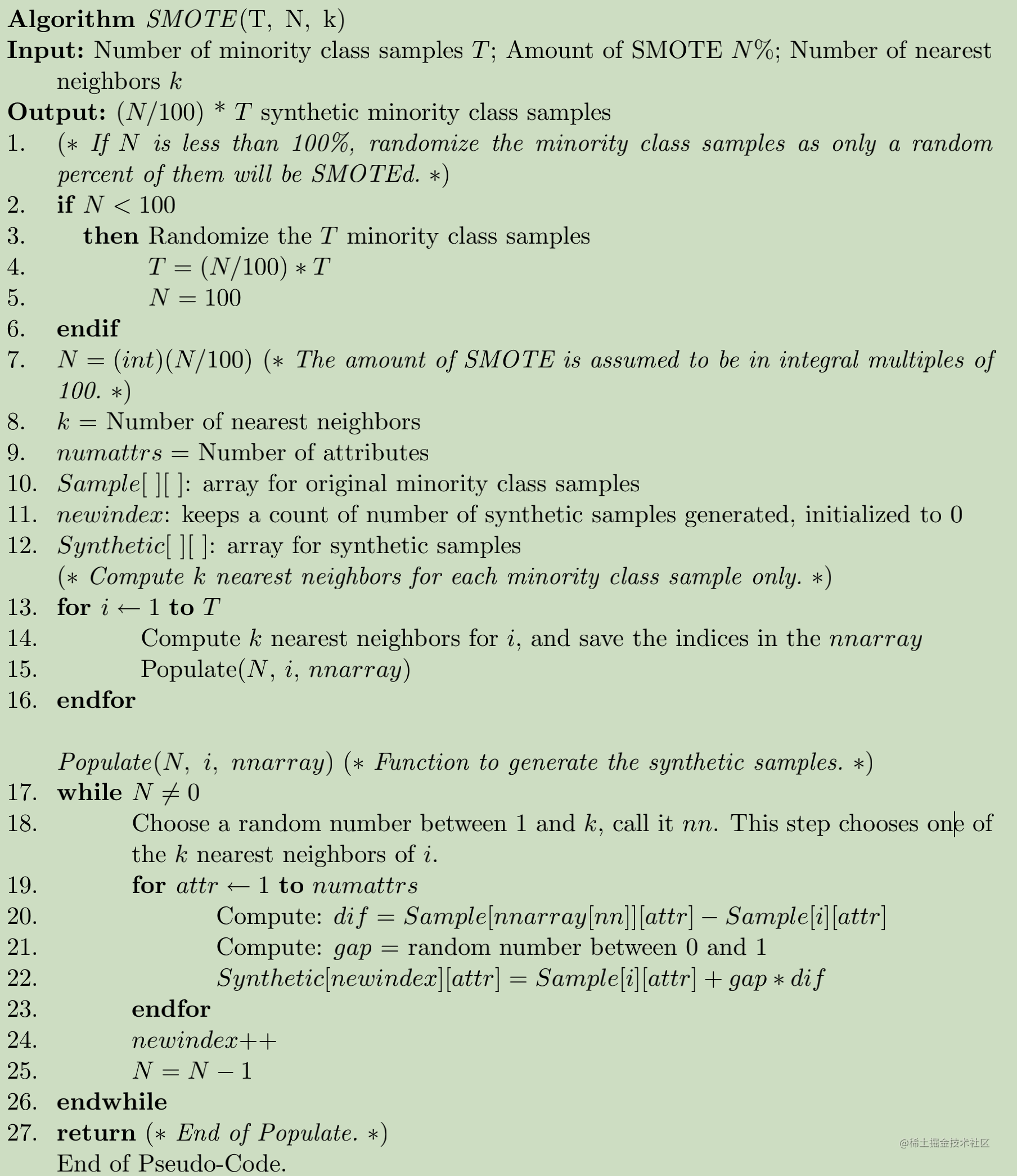 探索SMOTE算法 - 掘金