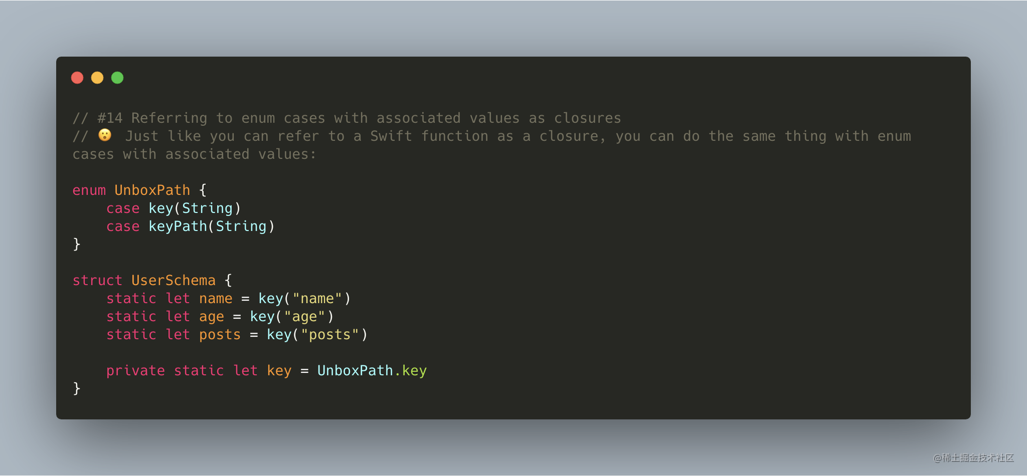 Swift Tips 014 Referring To Enum Cases With Associated Values As