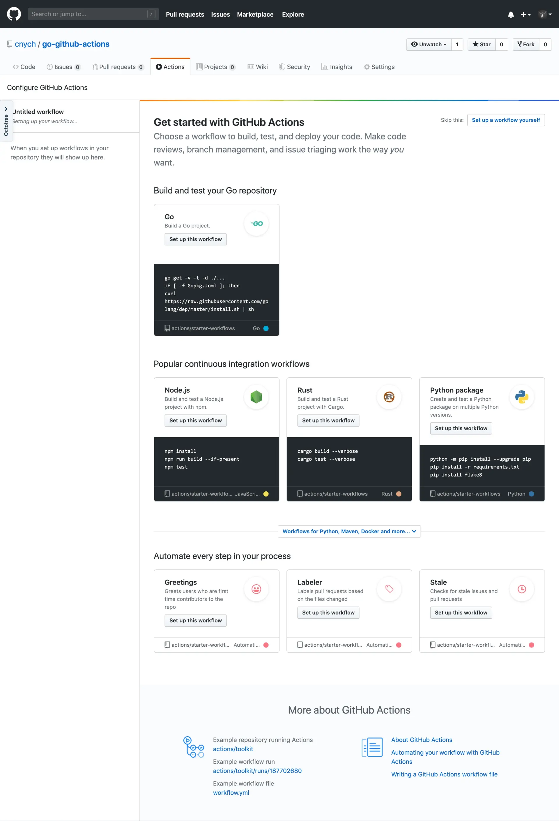 使用 GitHub Actions 自动化构建 Golang 应用 - 掘金
