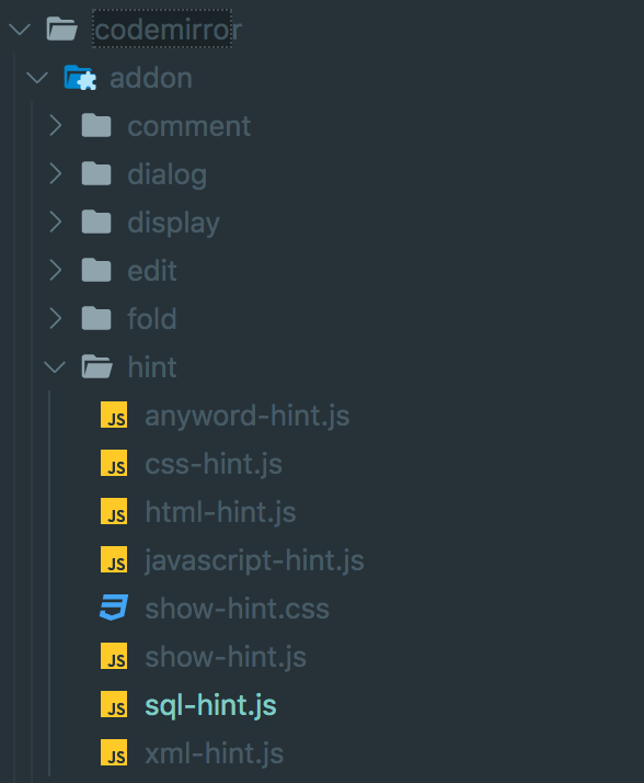 CodeMirror自定义关键词以及关键词功能的源码最近遇到一个需求是在 sql-hint提供的自动提示关键词的基础上， - 掘金