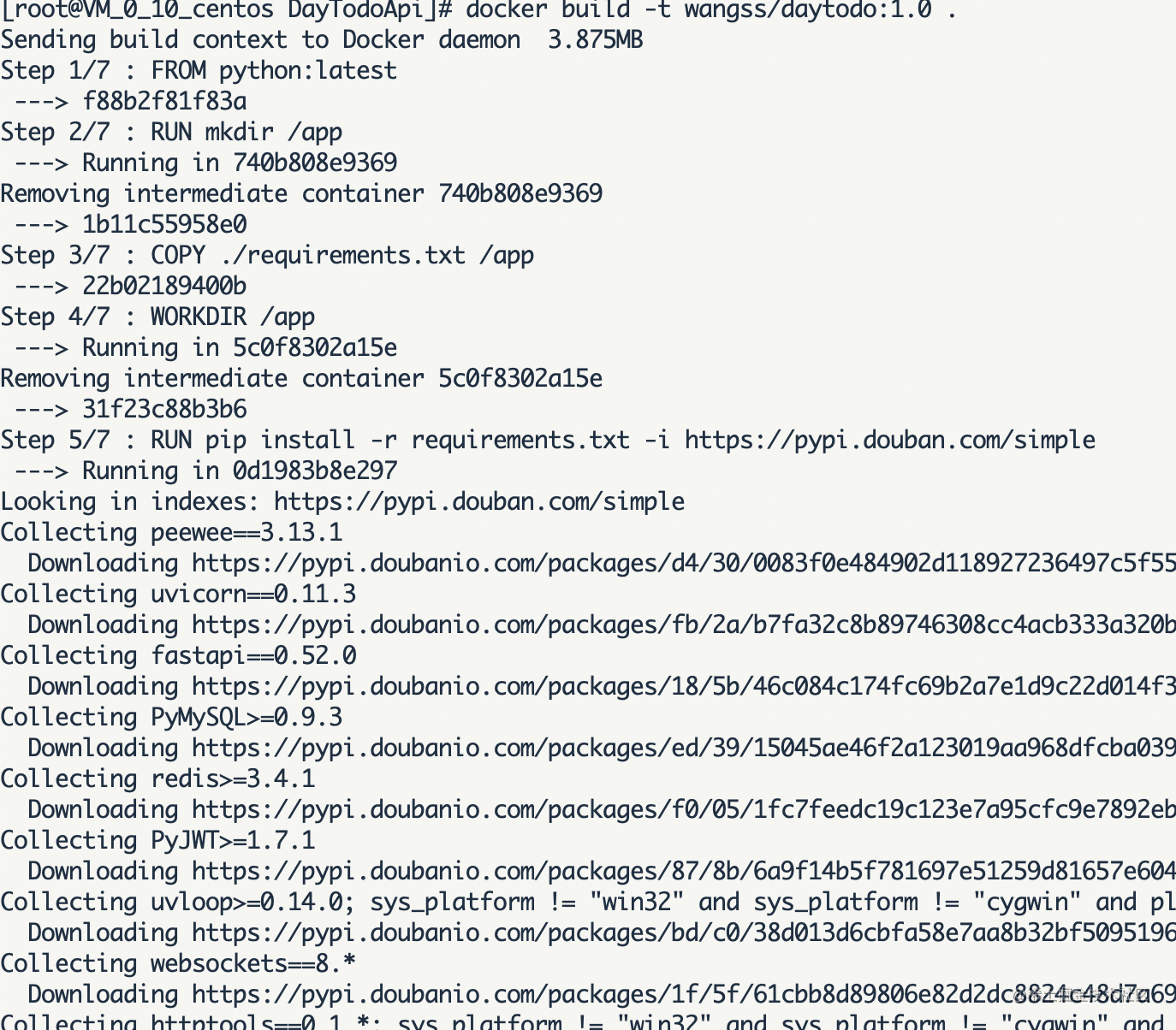 使用Docker部署你的uvicorn应用（基于fastApi+Peewee） - 掘金