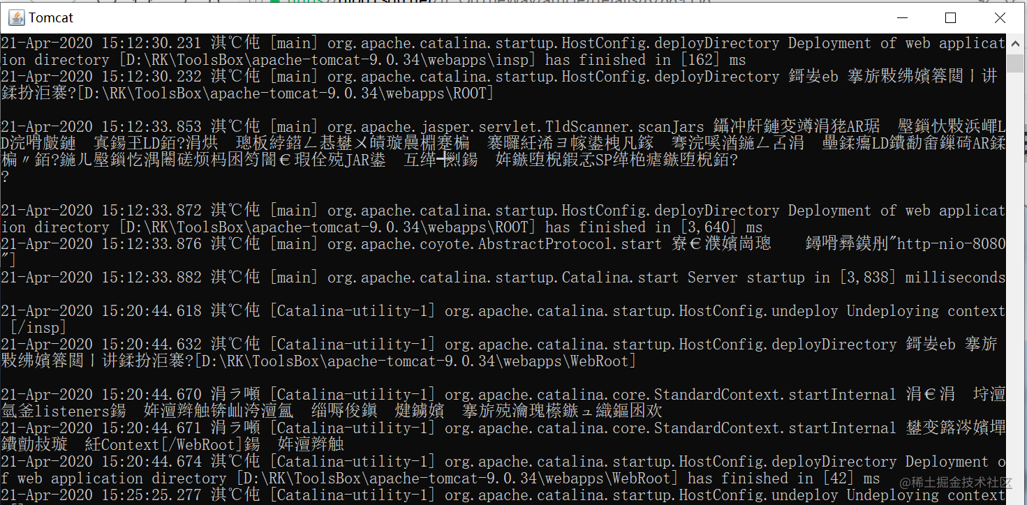 Solve the problem of Chinese garbled characters during Tomcat startup - Moment For Technology
