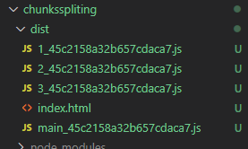 webpack splitChunks配置（一）chunks属性的使用1、将构建出来的一个代码块，分解成多个小块，方便加 - 掘金