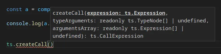 TypeScript Compiler API 使用简介 - 掘金