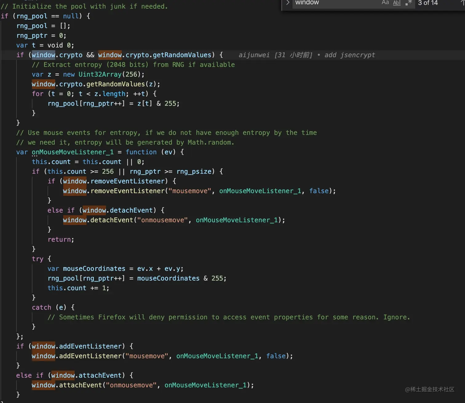 小程序中使用jsencrypt源码中有用到navigator.appName和navigator.userAgent两个 - 掘金
