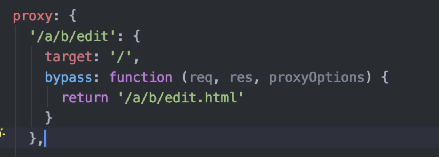 论Webpack proxy-bypass 的正确用法？ - 掘金