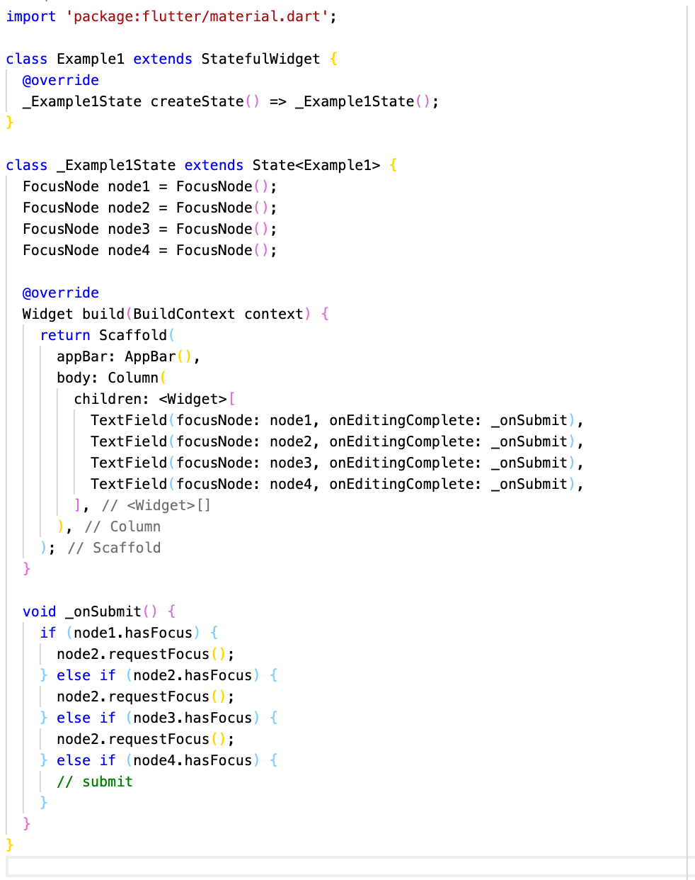 Flutter FocusNode 焦点那点事-(一)这东西构造方法可以传一些参数, 常用的无非就是 node, can - 掘金