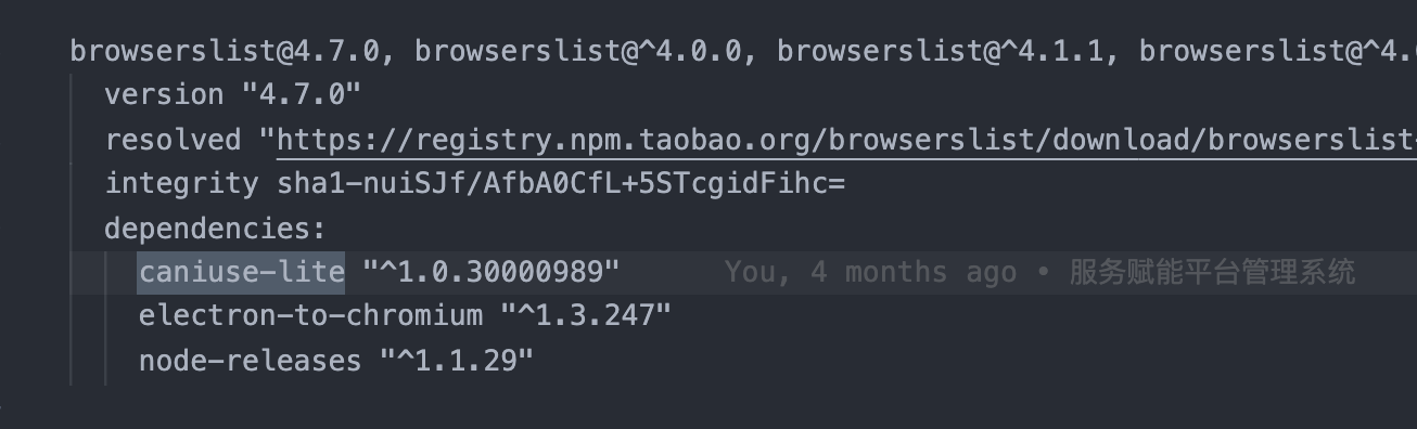 Browserslist: caniuse-lite is outdated. Please run next command `yarn update` - 掘金