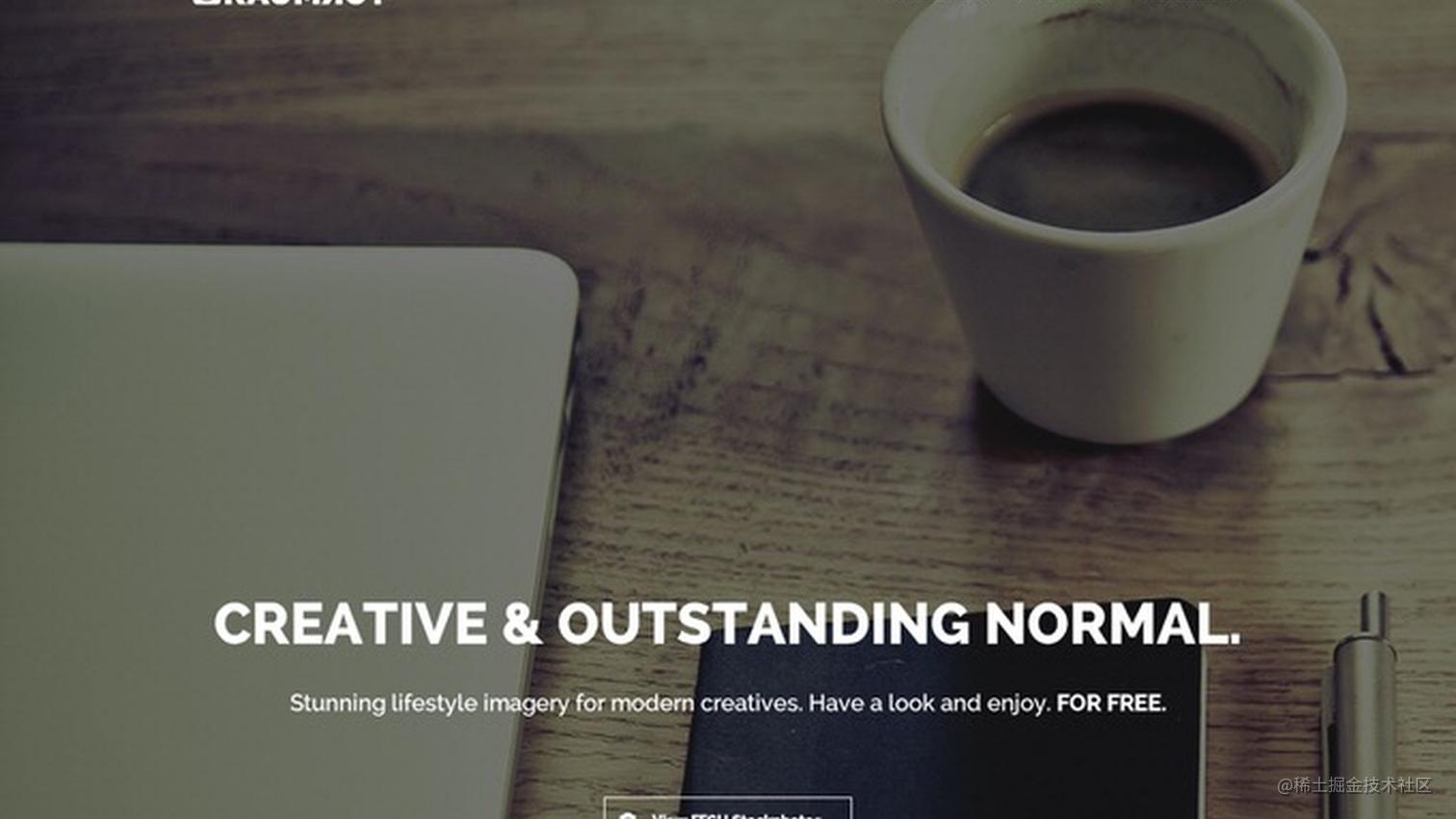 Raumrot：免费高分辨率无版权图片网 - 掘金